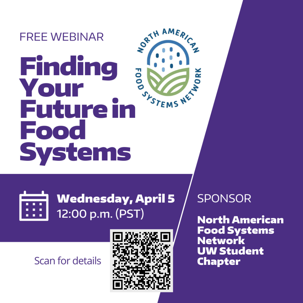Spring webinar for UW students explores career opportunities in food ...